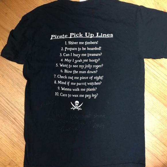 knotty nauticals | Shirts | Funny Pirate Pickup Lines Shirt Knotty ...
